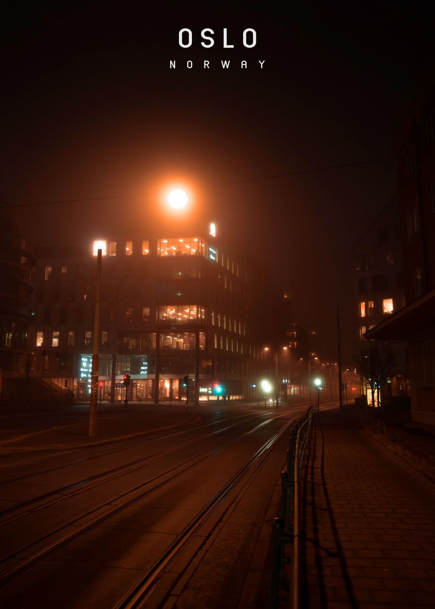'Oslo ' Poster by Explore Universe | Displate