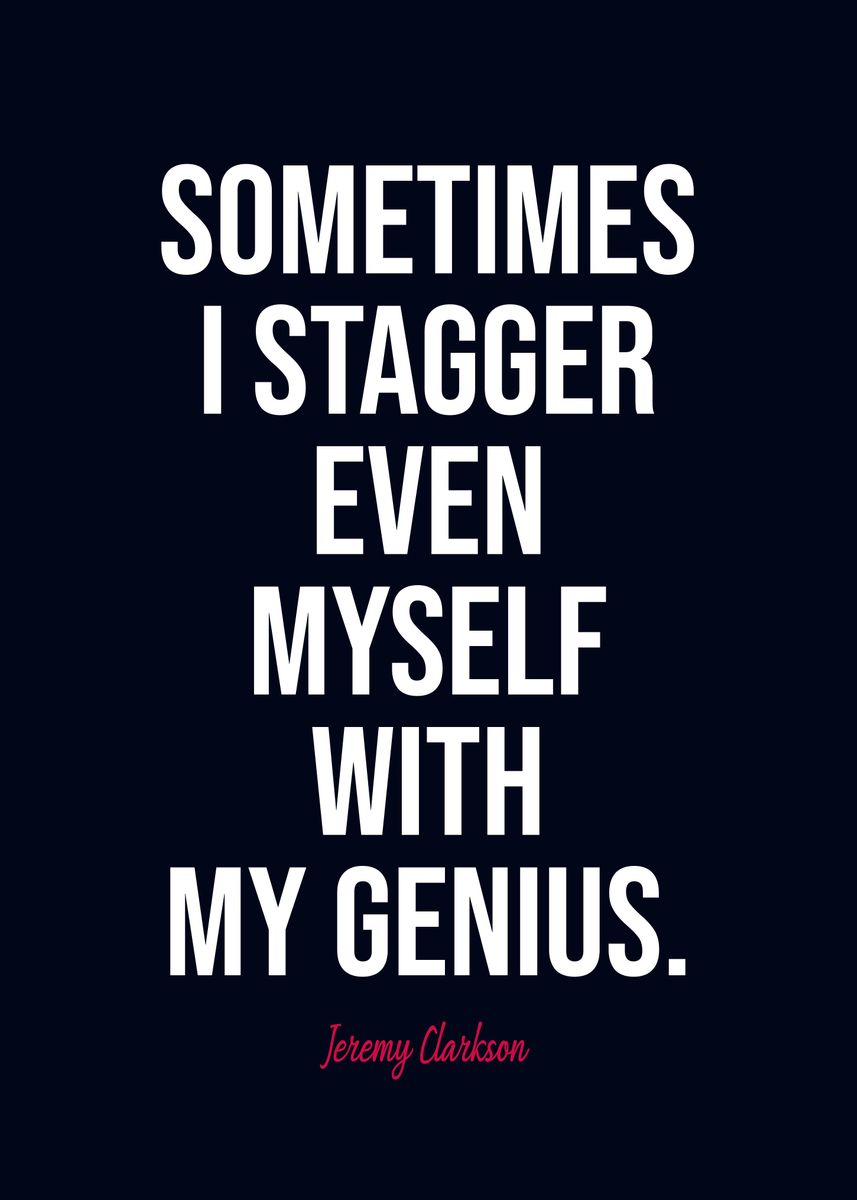 'Jeremy Clarkson ' Poster, picture, metal print, paint by MK STUDIO ...