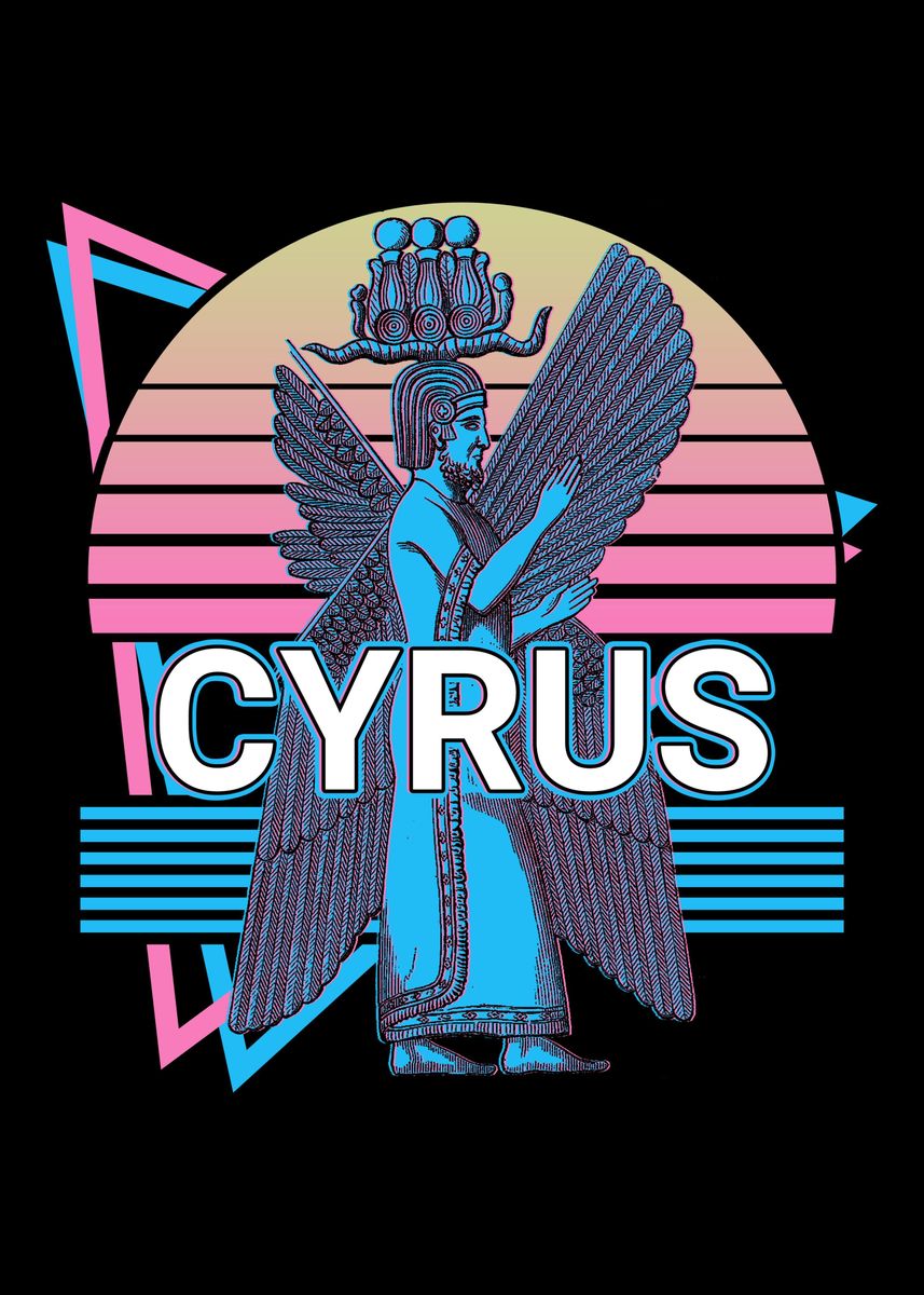 'Cyrus' Poster, picture, metal print, paint by AestheticAlex | Displate