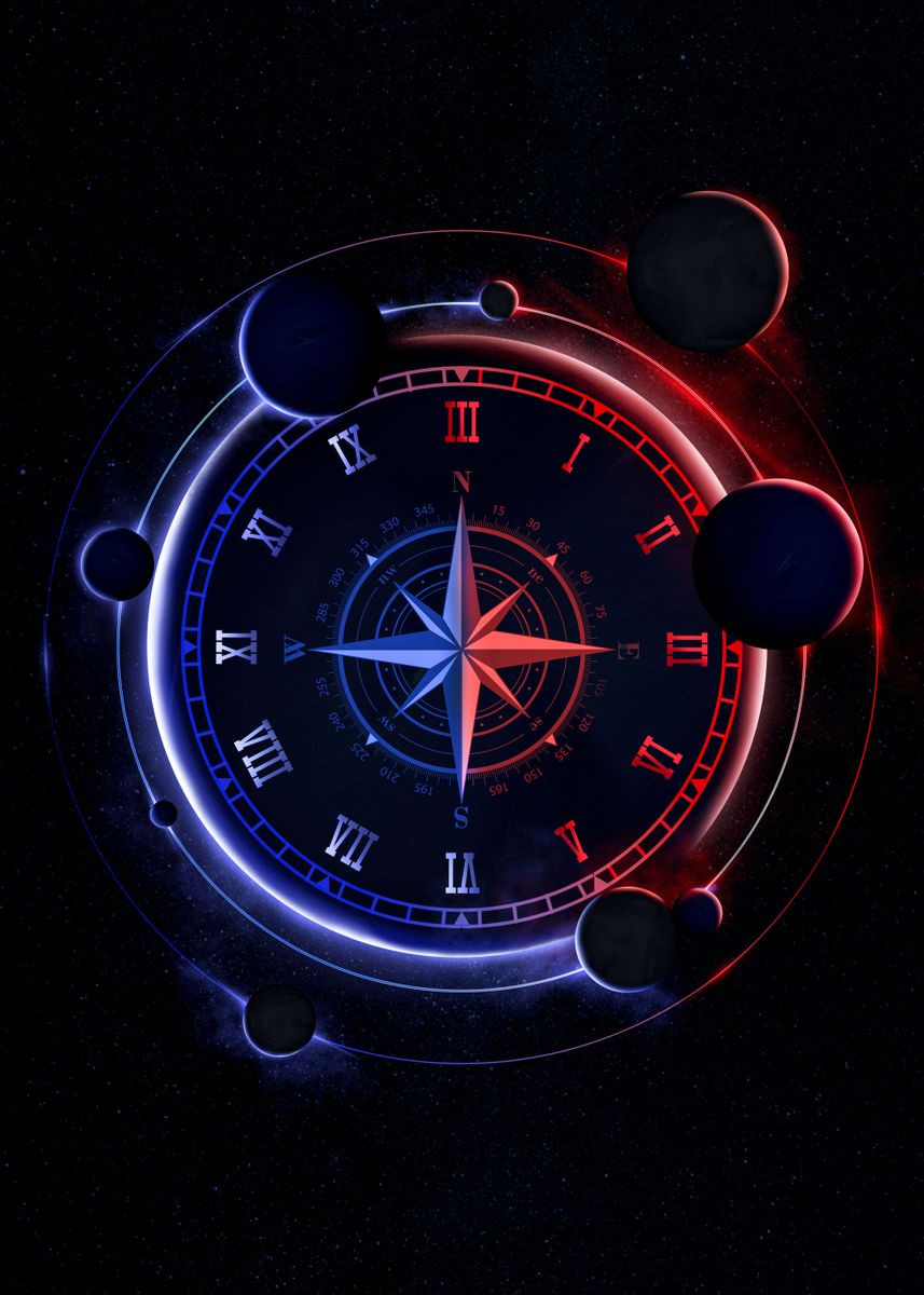 'Time Machin' Poster by Azagane Ismail | Displate