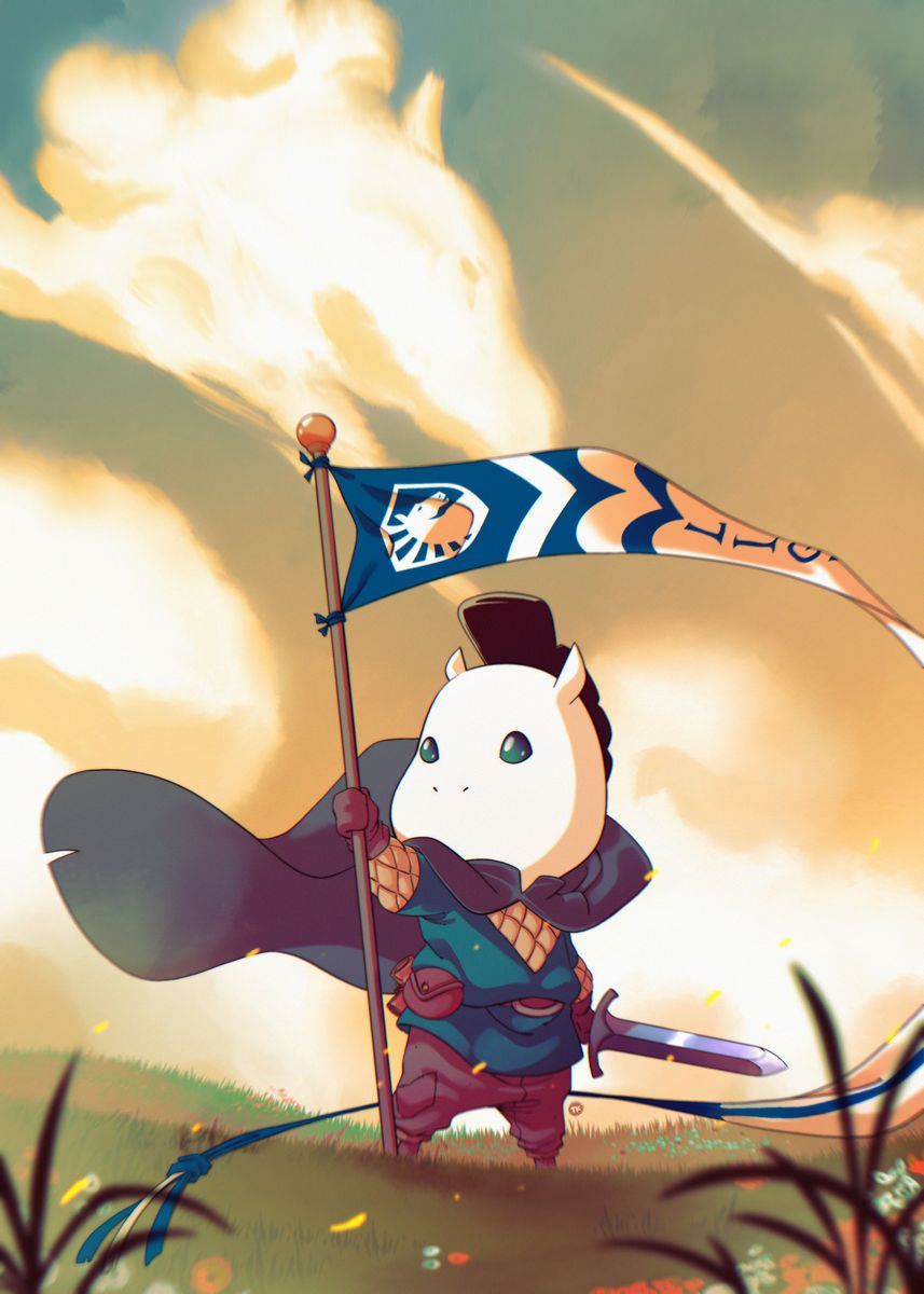 'Bannerman Blue' Poster, picture, metal print, paint by Team Liquid ...