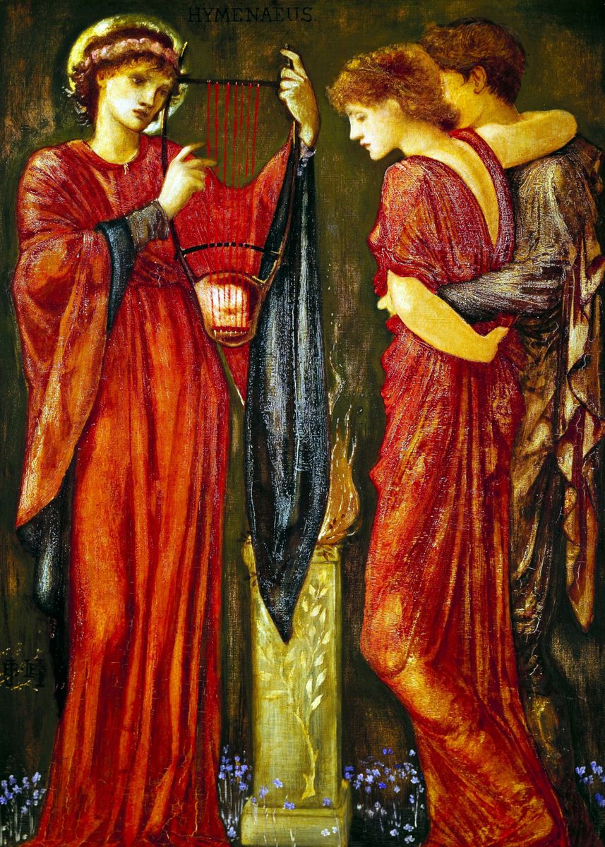 'Hymenaeus by Burne Jones' Poster, picture, metal print, paint by ...