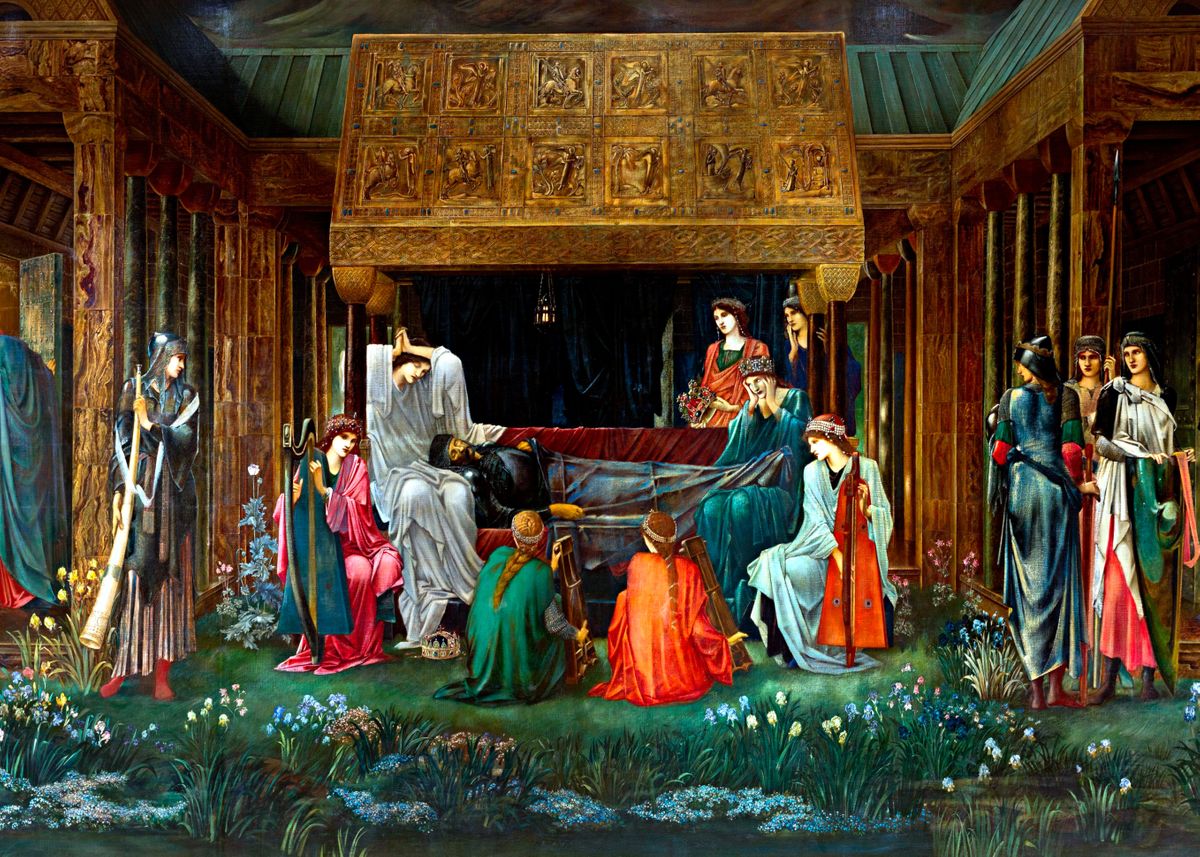 'The Sleep of King Arthur' Poster by ViktorDesigns | Displate