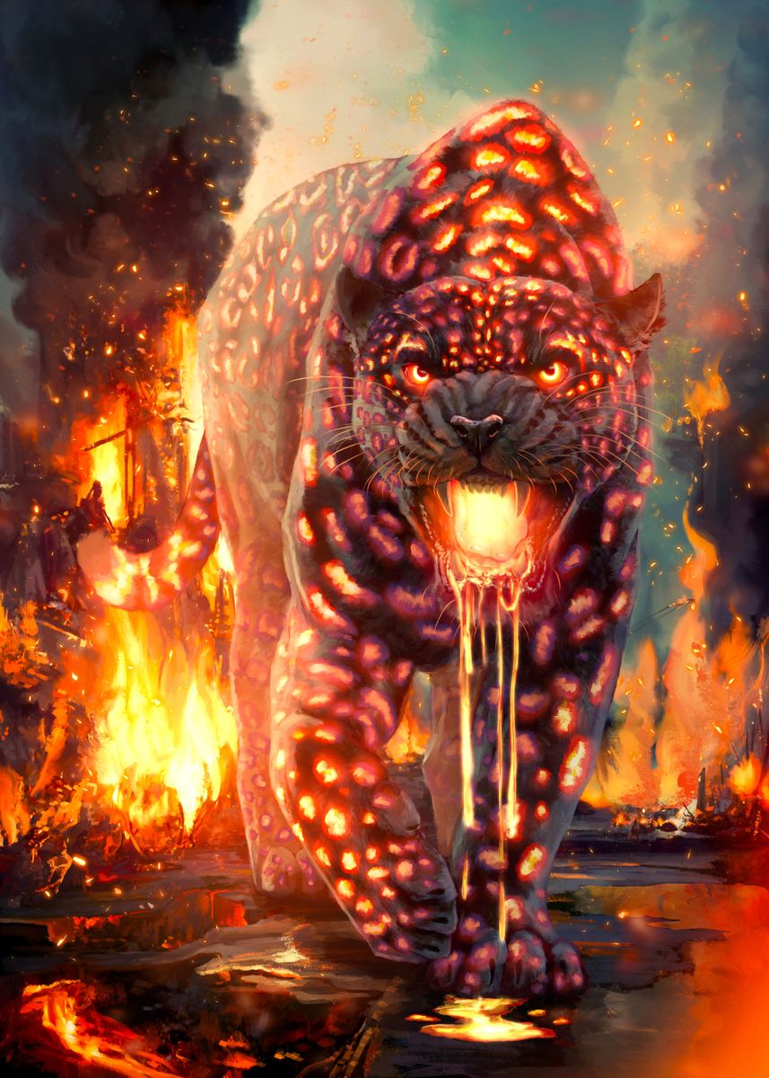 'Harbinger' Poster, picture, metal print, paint by Louise Goalby | Displate