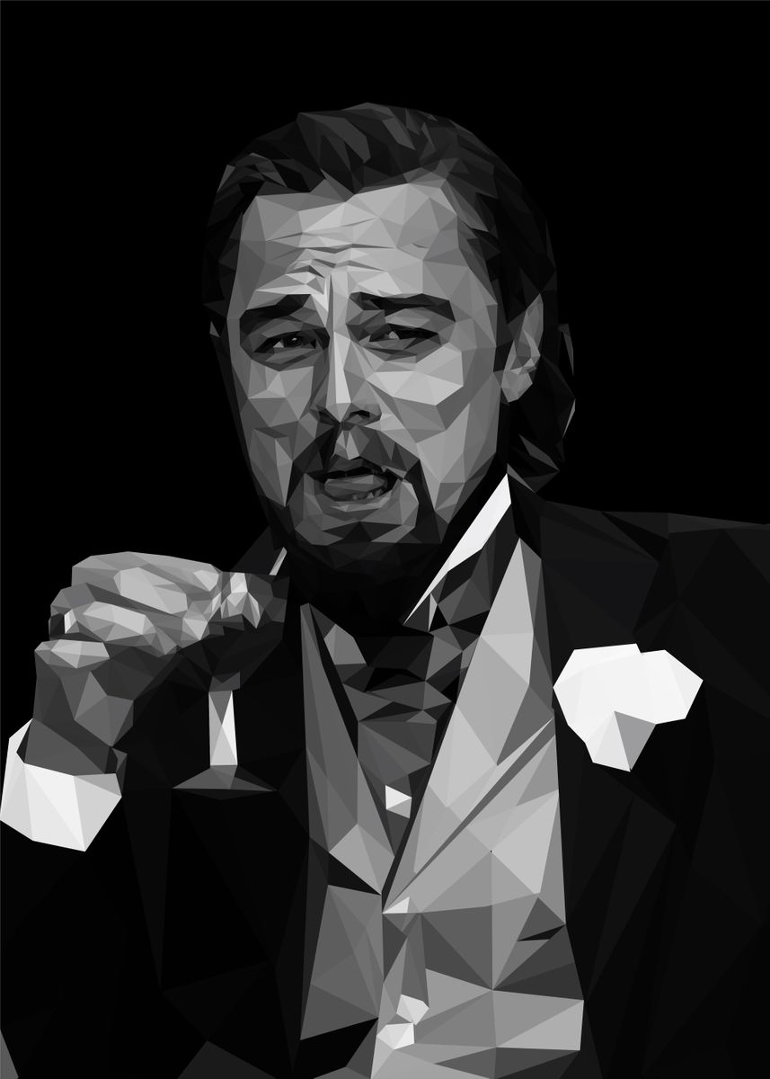 'laughing leo meme' Poster, picture, metal print, paint by Lowpoly ...