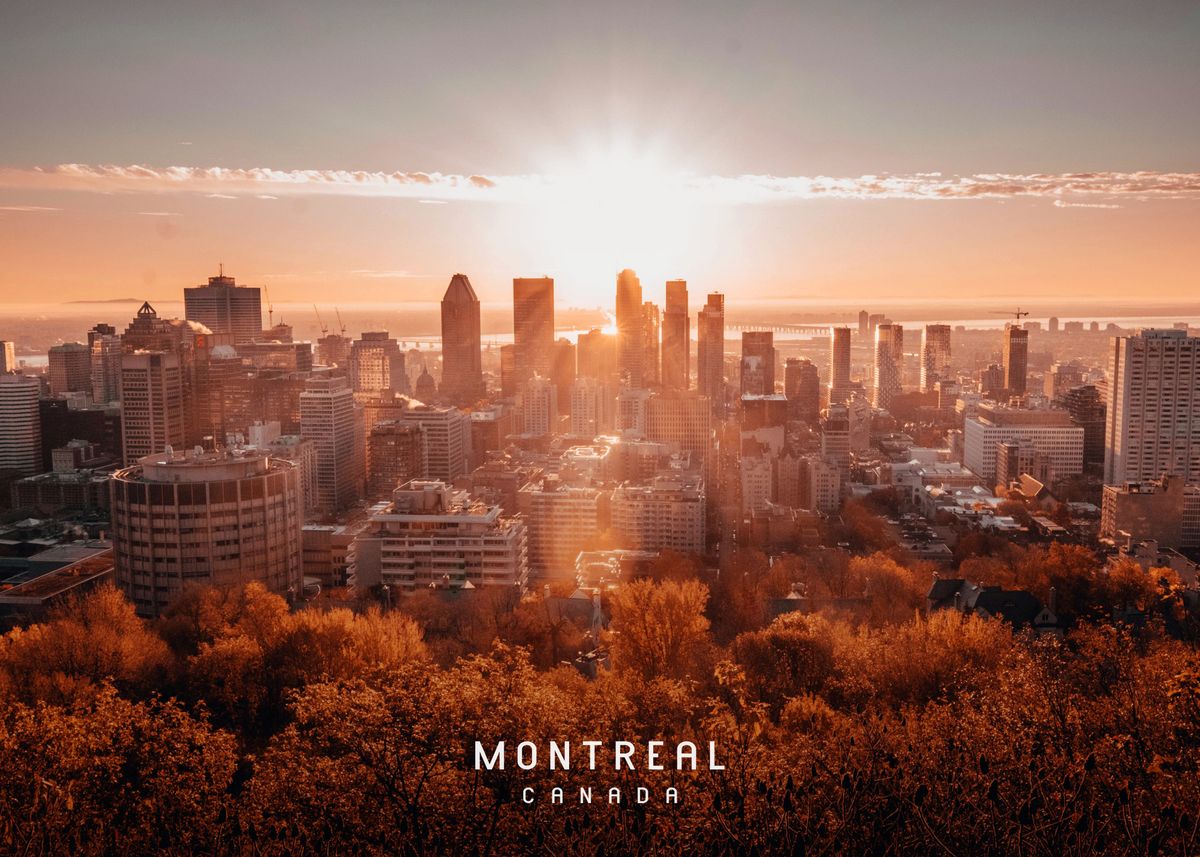 'Montreal ' Poster by Famous City | Displate