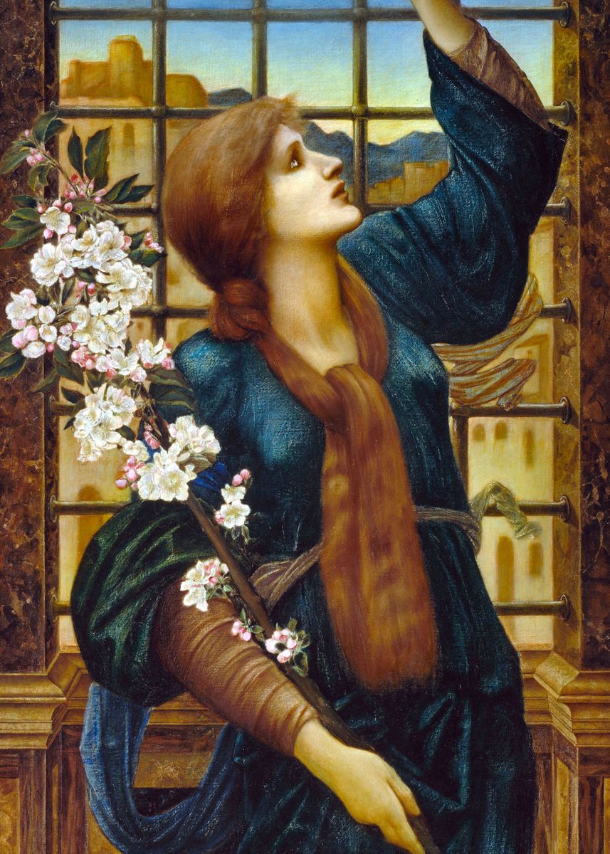 'Hope by Burne Jones' Poster, picture, metal print, paint by ...