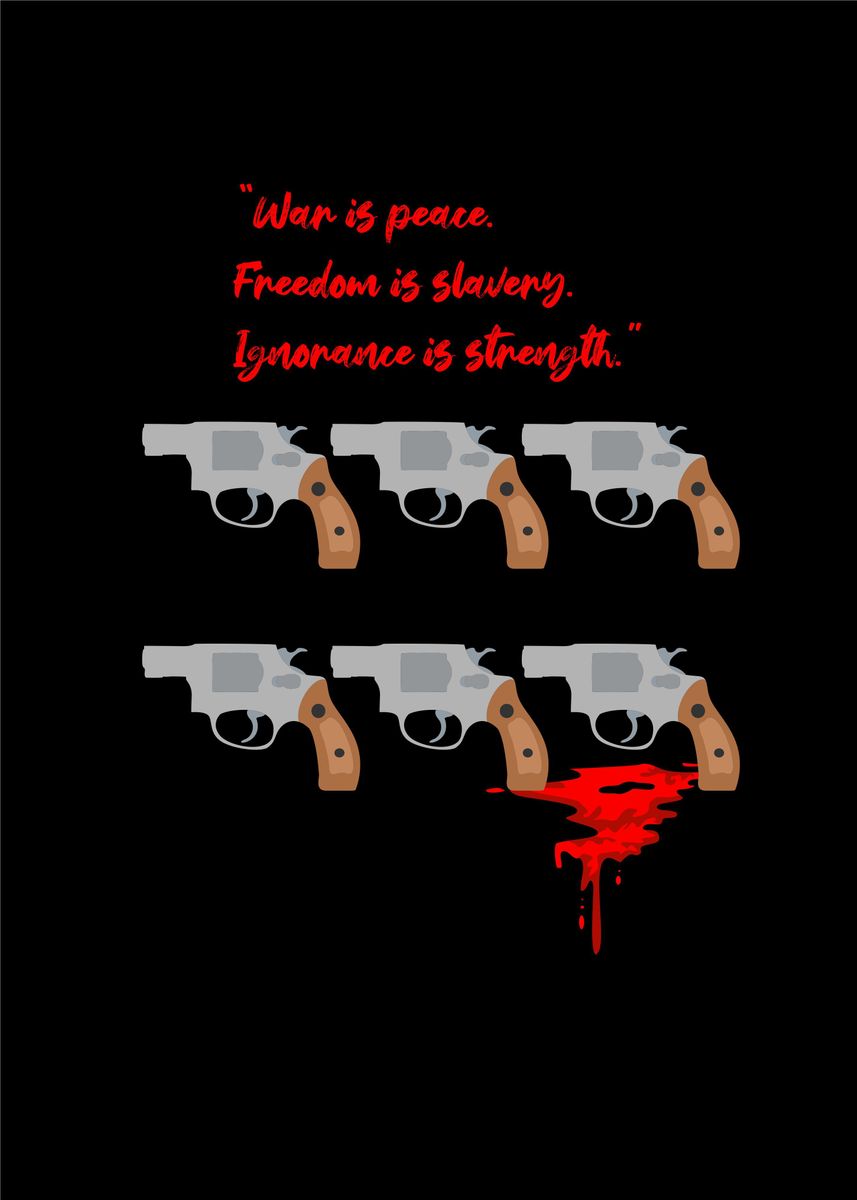 'GUNS' Poster by LuckStory | Displate