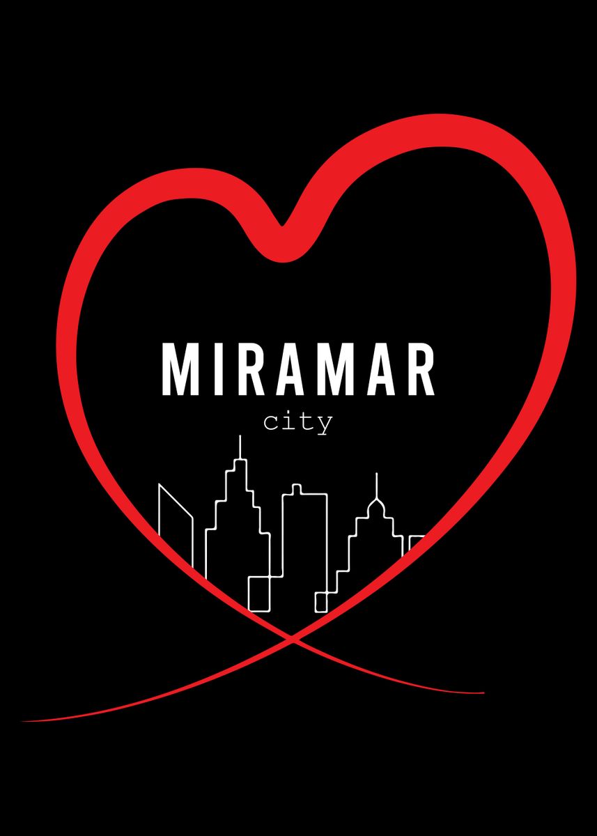 'Miramar' Poster, picture, metal print, paint by berry nguyen | Displate