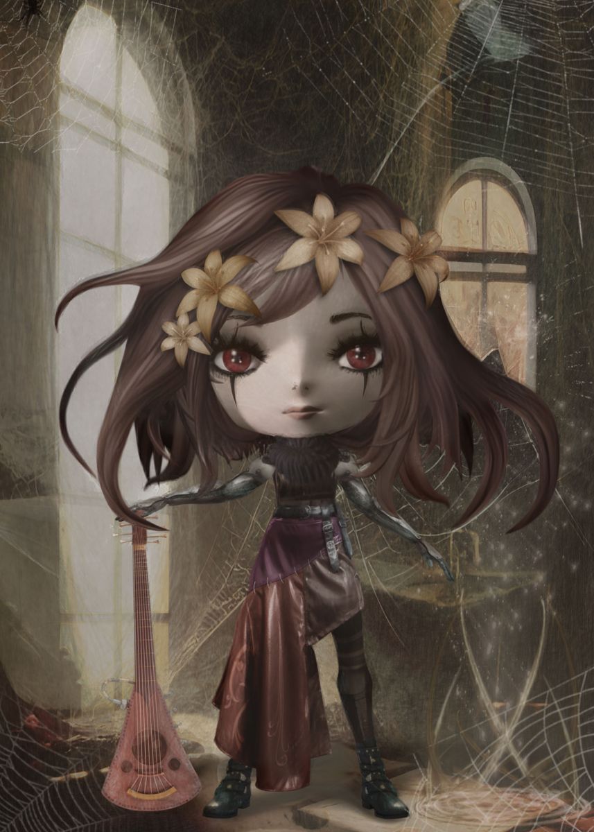 'Goth girl a gogo' Poster, picture, metal print, paint by David ...