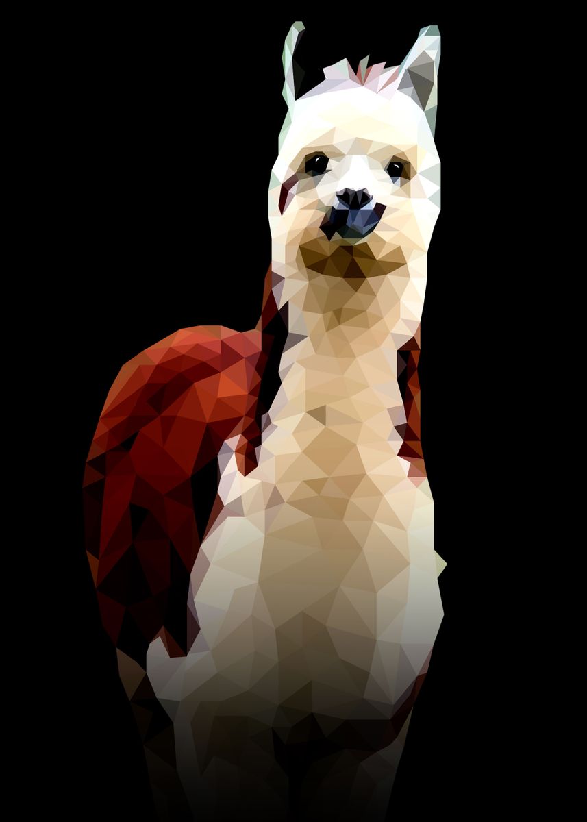 'Alpaca' Poster by dung nguyen | Displate