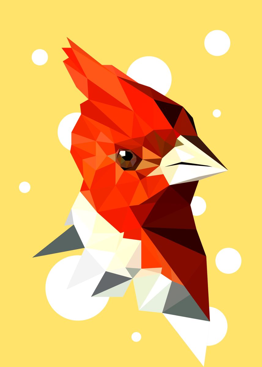 'Cardinal' Poster by Lee Jani | Displate