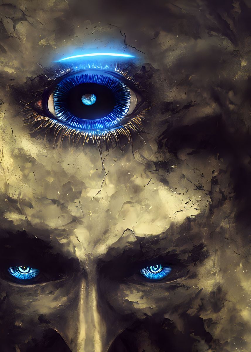 'The third eye of destiny' Poster by Lukasz Kobylka | Displate