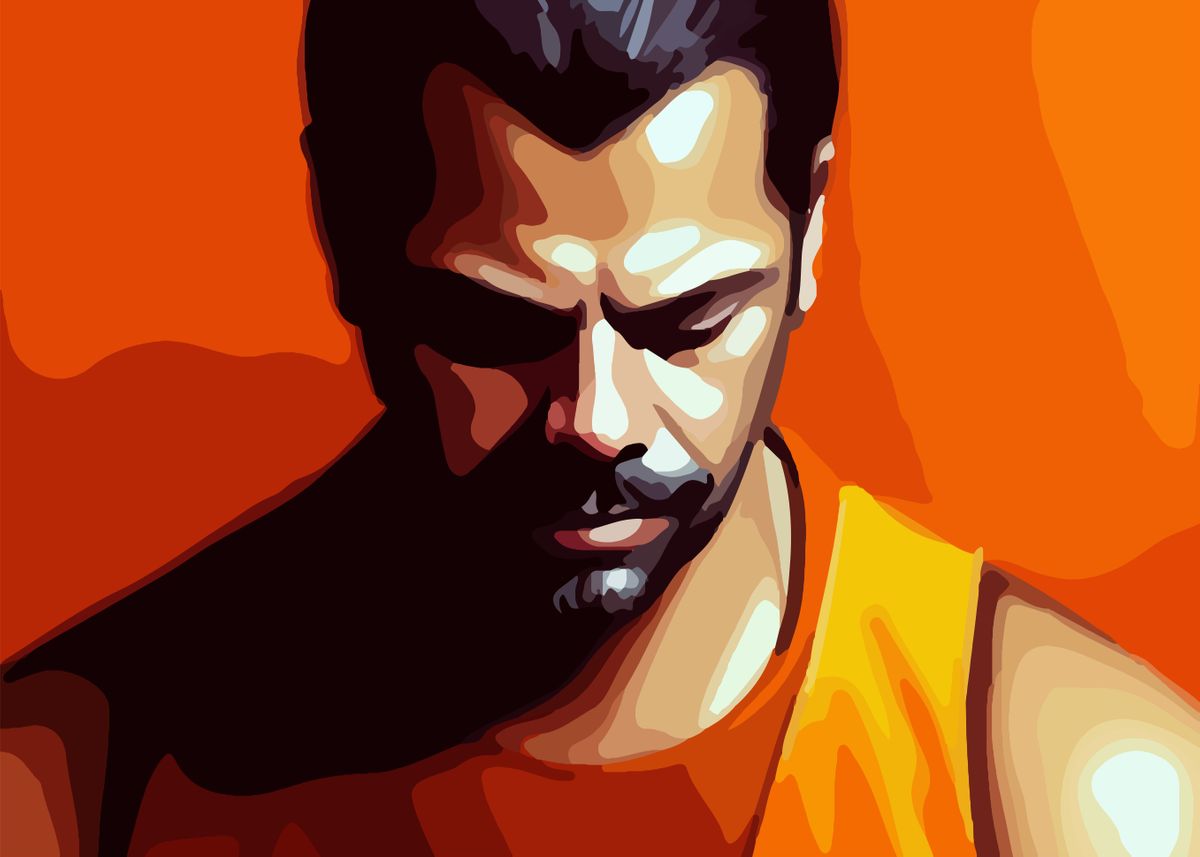 'OSVALDO RAMOS PORTRAIT' Poster by Osvaldo Ramos Artist | Displate