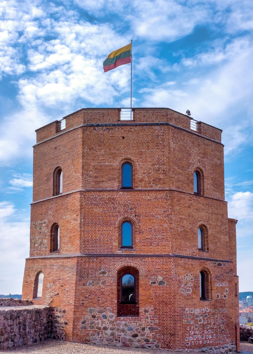 'Gediminas Tower' Poster, picture, metal print, paint by Fabrizio ...