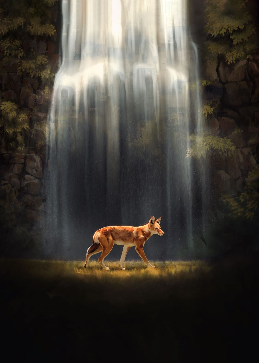 'Cascade' Poster by Nicole Bueckert | Displate