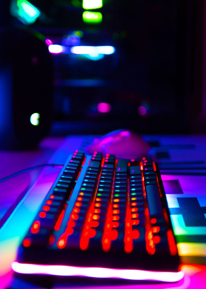 'pc gaming' Poster, picture, metal print, paint by oyexanz | Displate