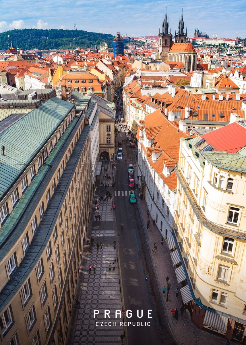 'Prague ' Poster, picture, metal print, paint by Travel Addict | Displate
