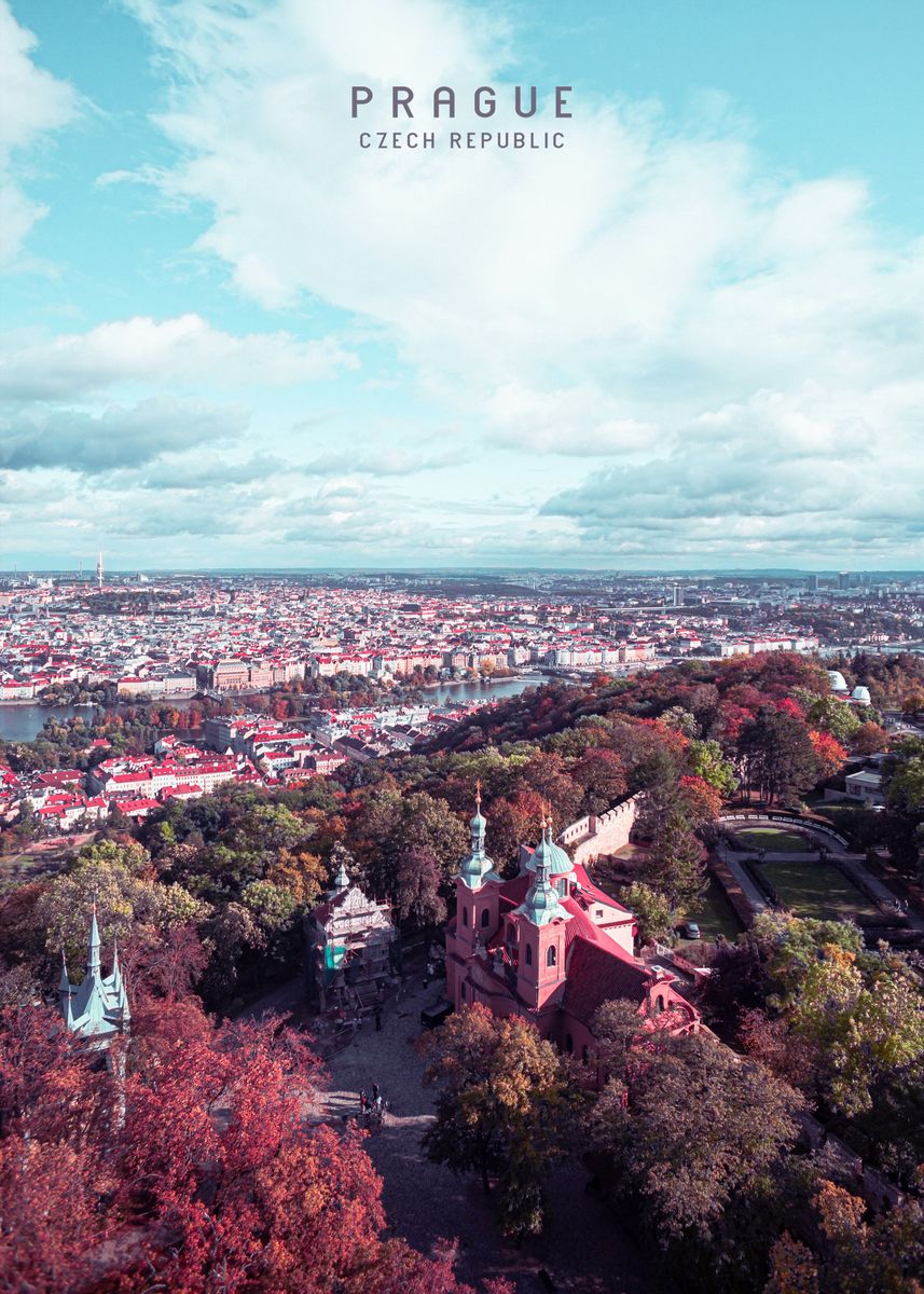 'Prague ' Poster, picture, metal print, paint by Travel Addict | Displate