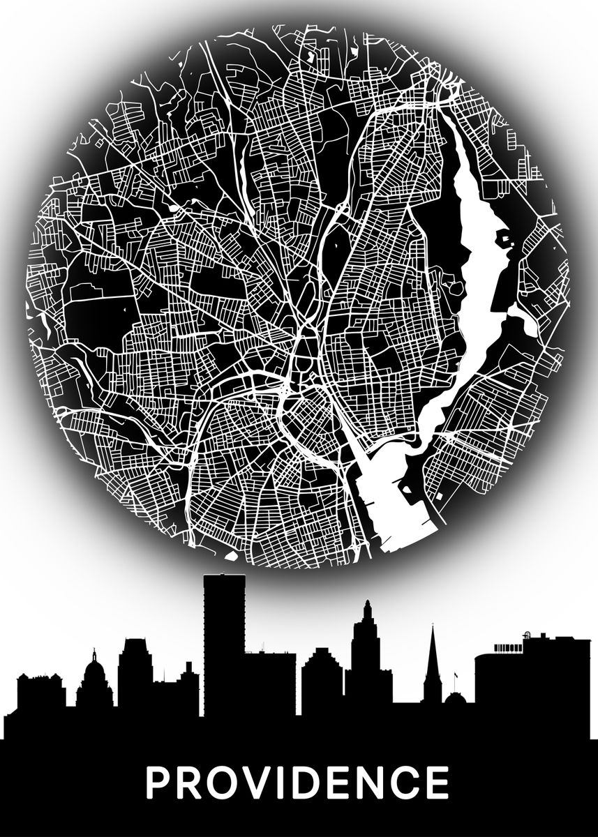 'Providence RI USA ' Poster, picture, metal print, paint by Vincent ...