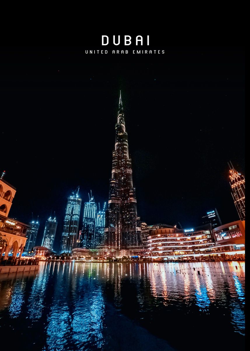 'Dubai ' Poster by Famous City | Displate