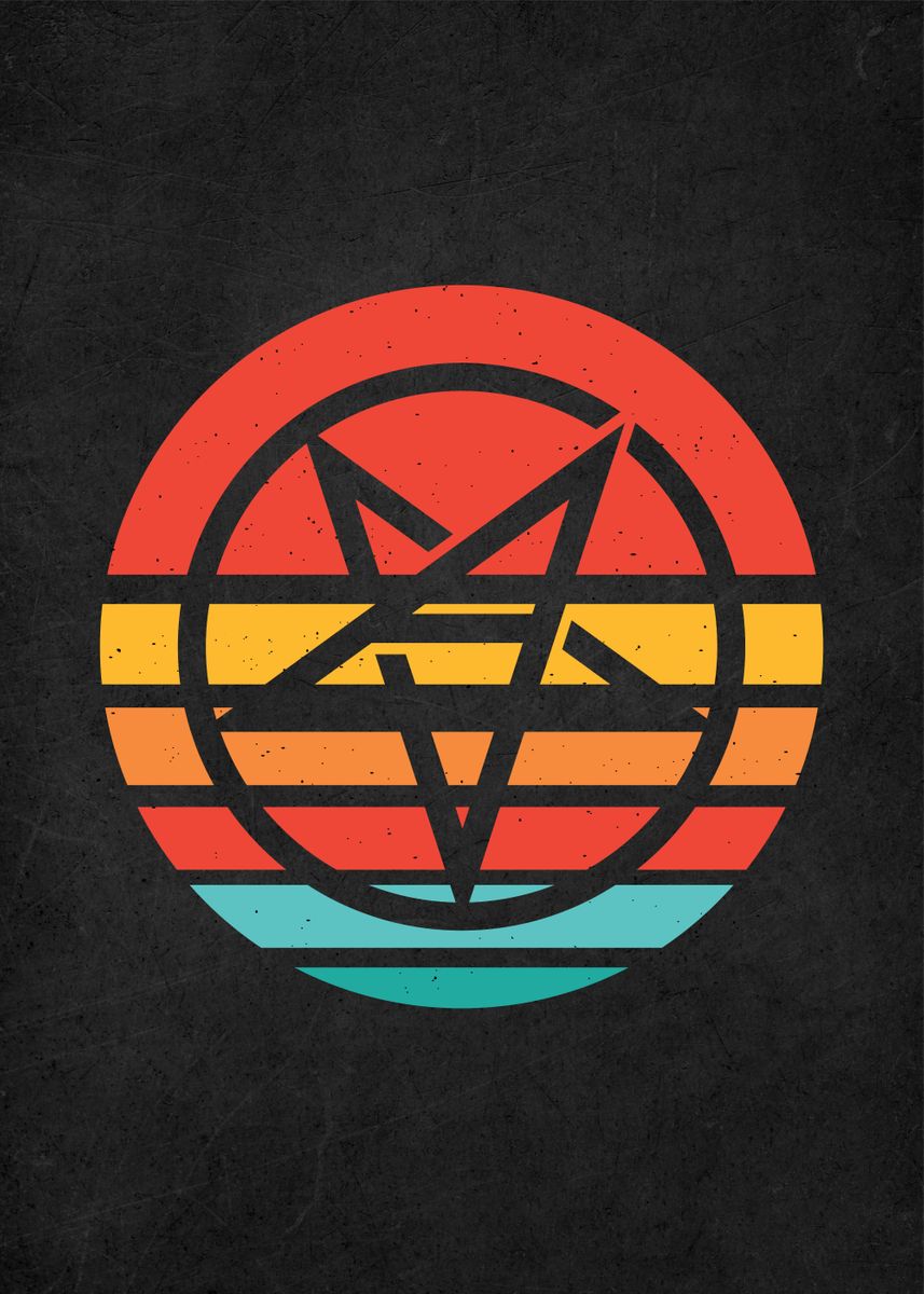 'retro vintage music metal' Poster, picture, metal print, paint by ...