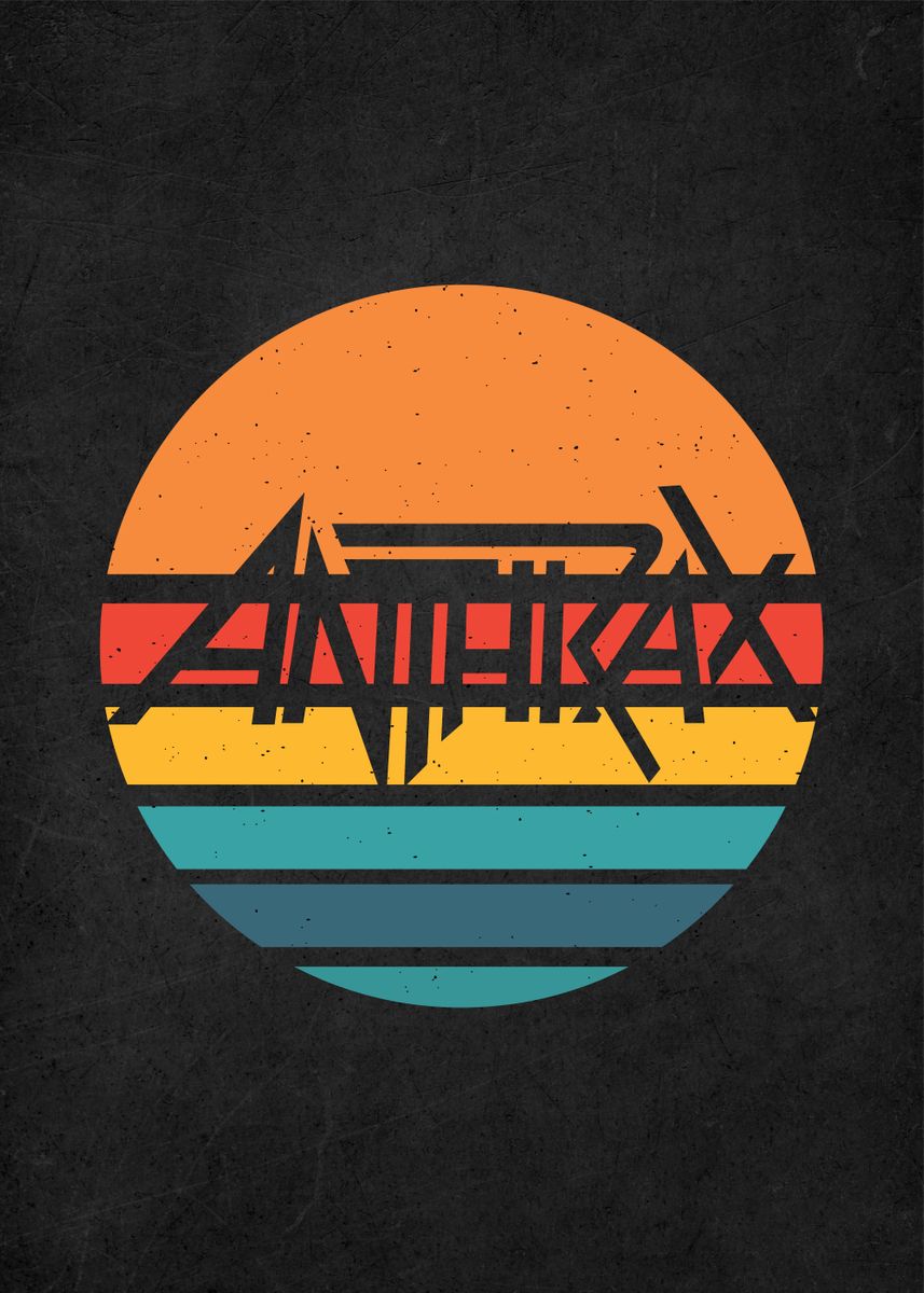 'retro vintage music metal' Poster, picture, metal print, paint by ...