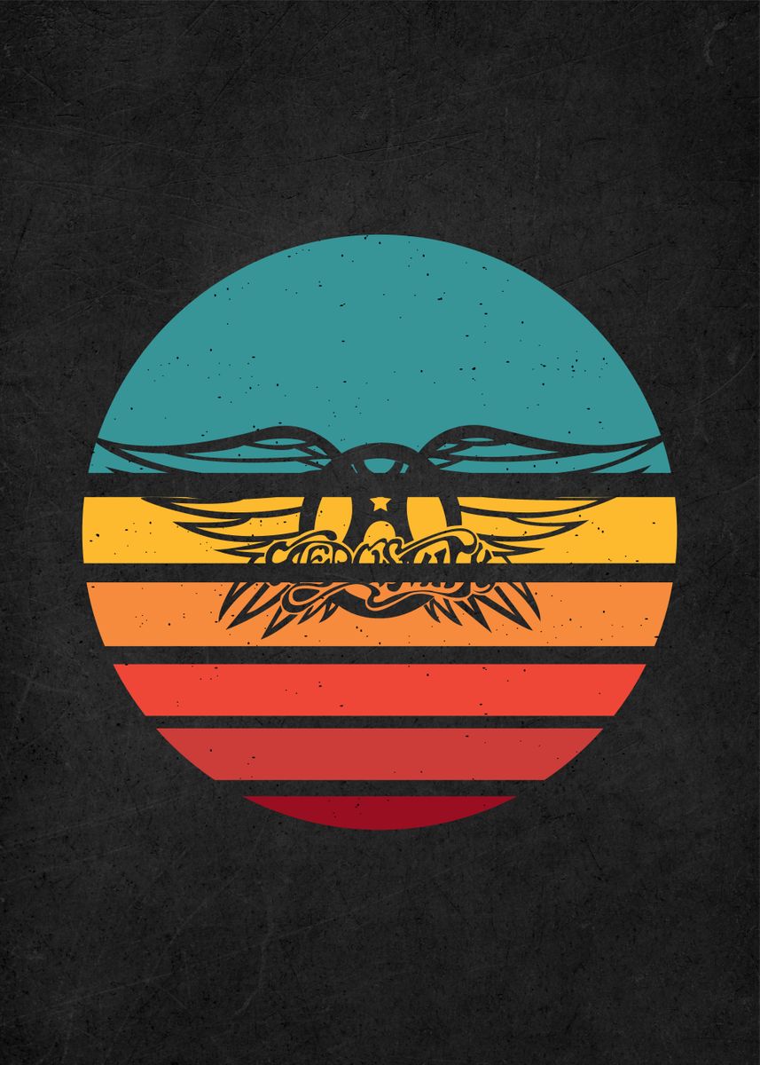 'retro vintage music metal' Poster, picture, metal print, paint by ...