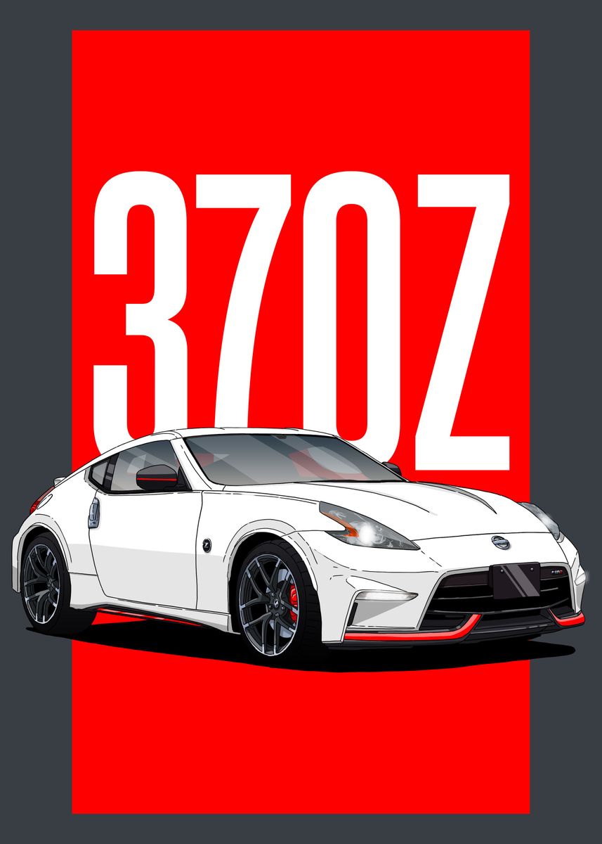 'Nissan 370Z' Poster, picture, metal print, paint by ND Fat | Displate