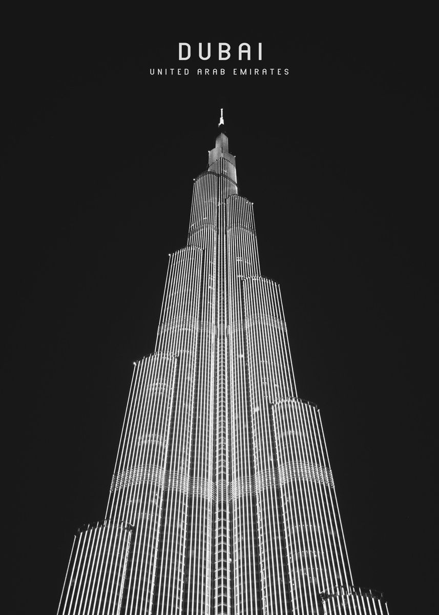 'Dubai ' Poster by Famous City | Displate
