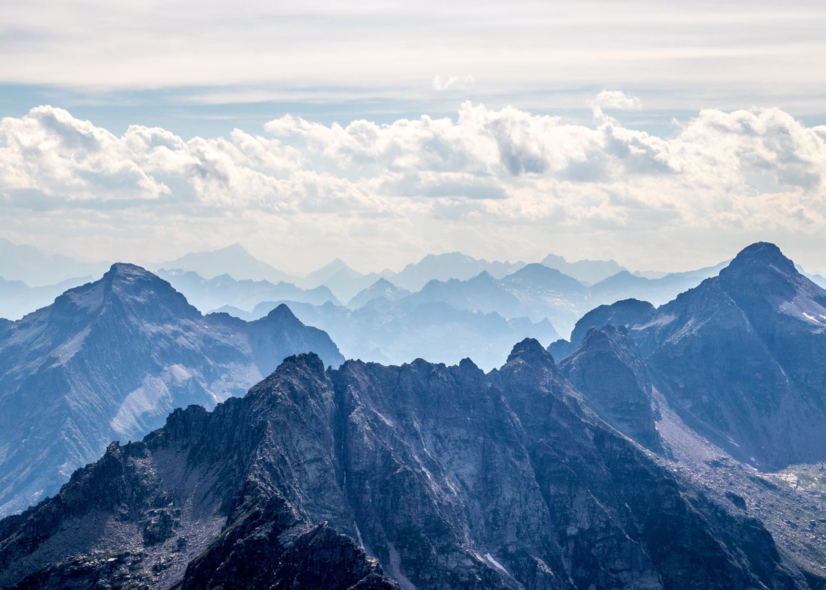 'Mountain stack' Poster by JRonTour | Displate