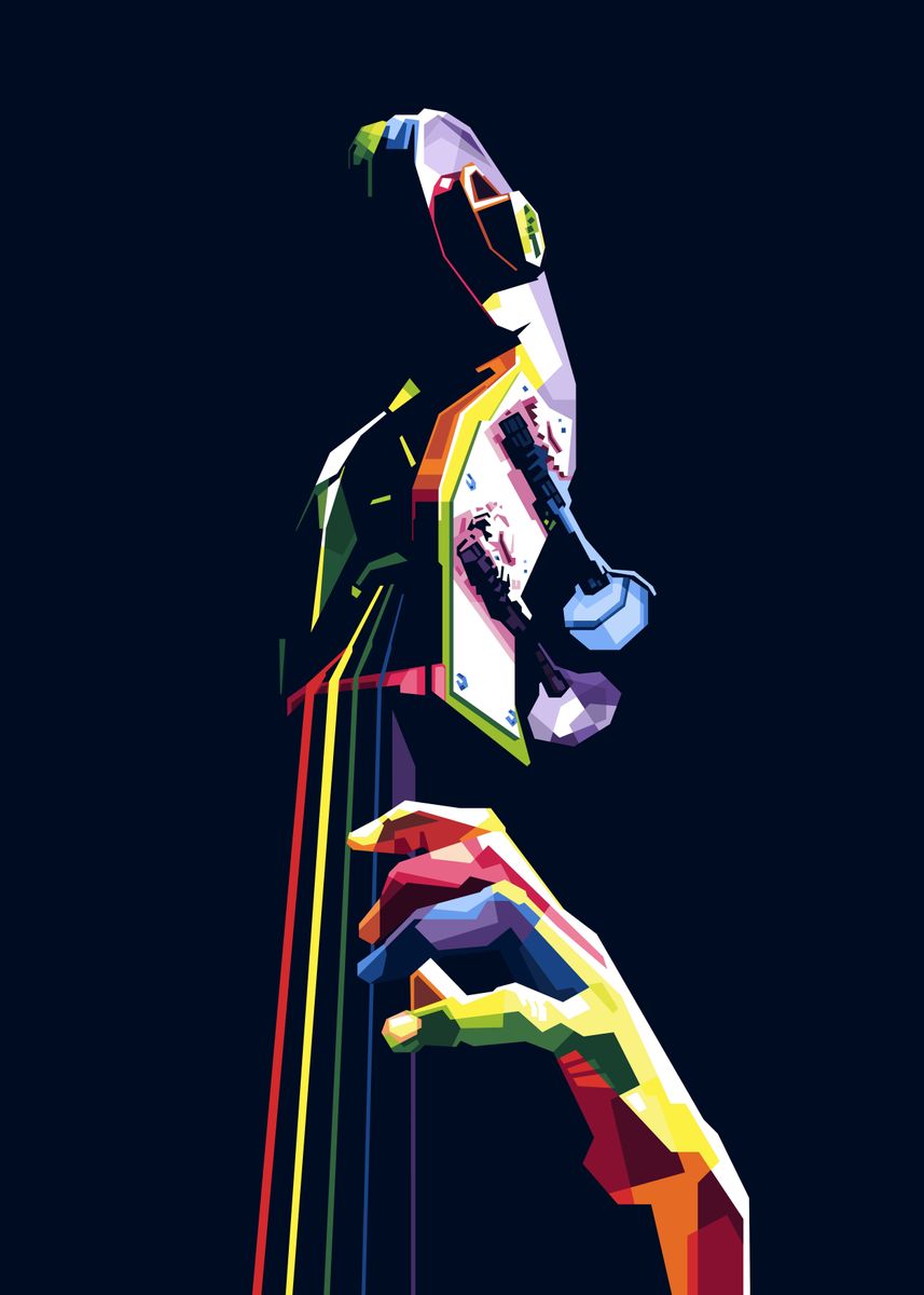 'Music is medicine' Poster, picture, metal print, paint by Ant ...