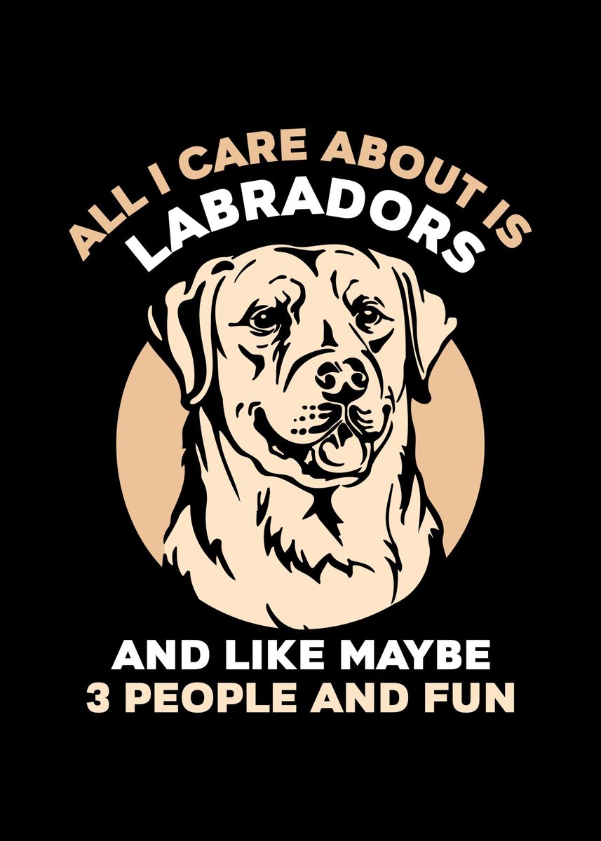 'Labrador' Poster, picture, metal print, paint by Sebastian Wünsche ...