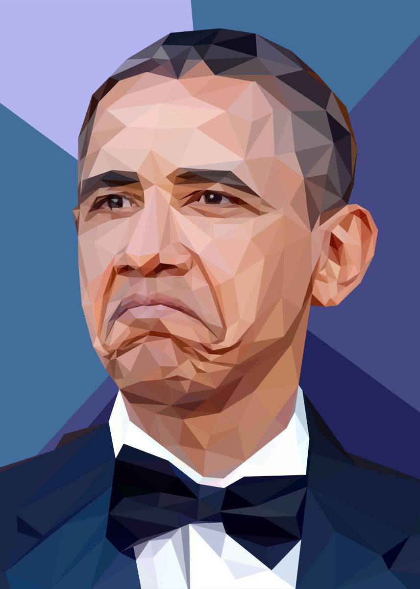 'obama not bad meme' Poster, picture, metal print, paint by Lowpoly ... 'obama not bad meme' Poster, picture, metal print, paint by Lowpoly ...