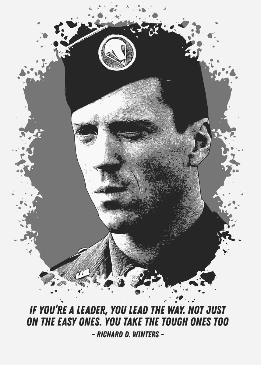 'Ricard Winters Quote Art' Poster, picture, metal print, paint by Rizky ...