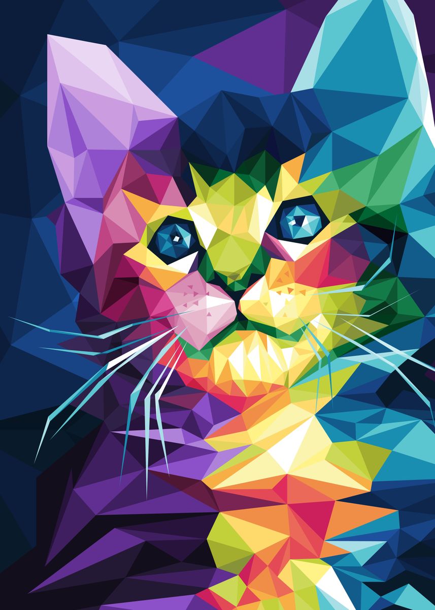 'Cat ' Poster by Ant Sepulchre | Displate