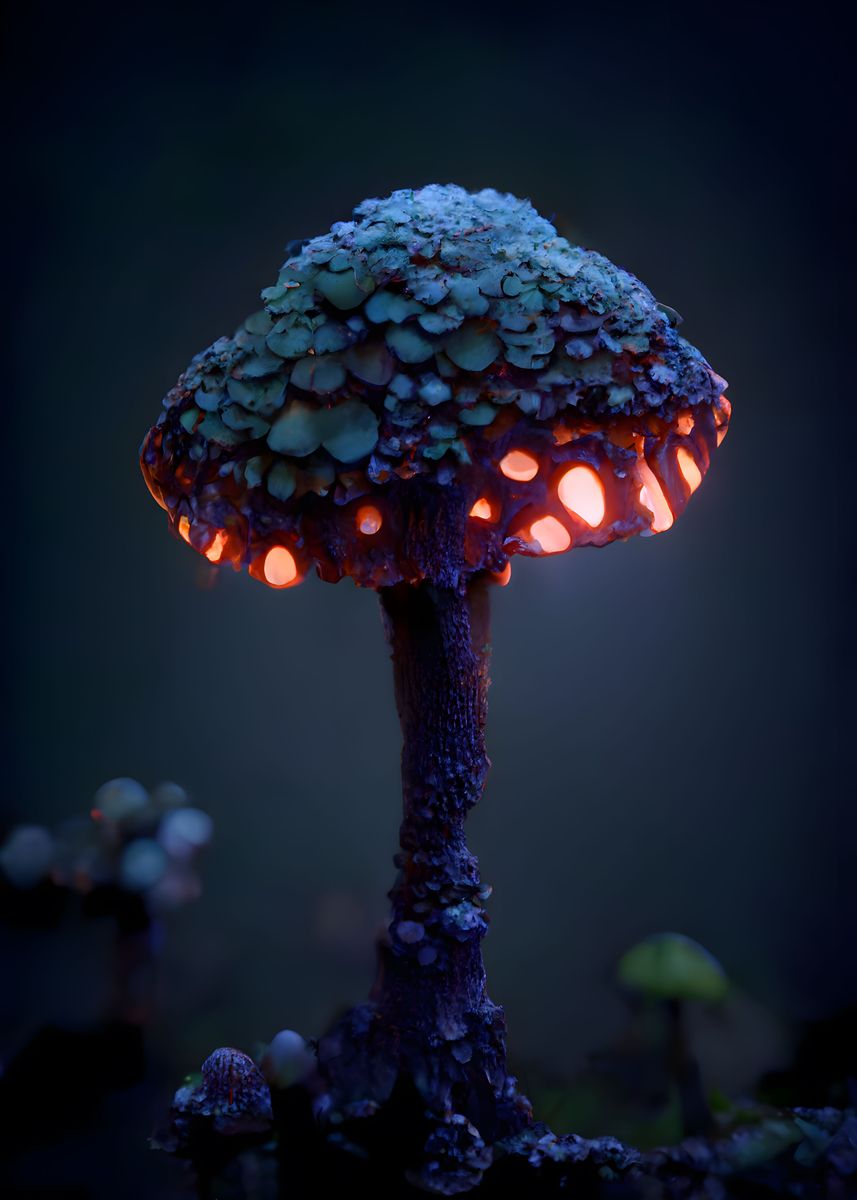 'RGB Mushroom' Poster by David Godbehere | Displate