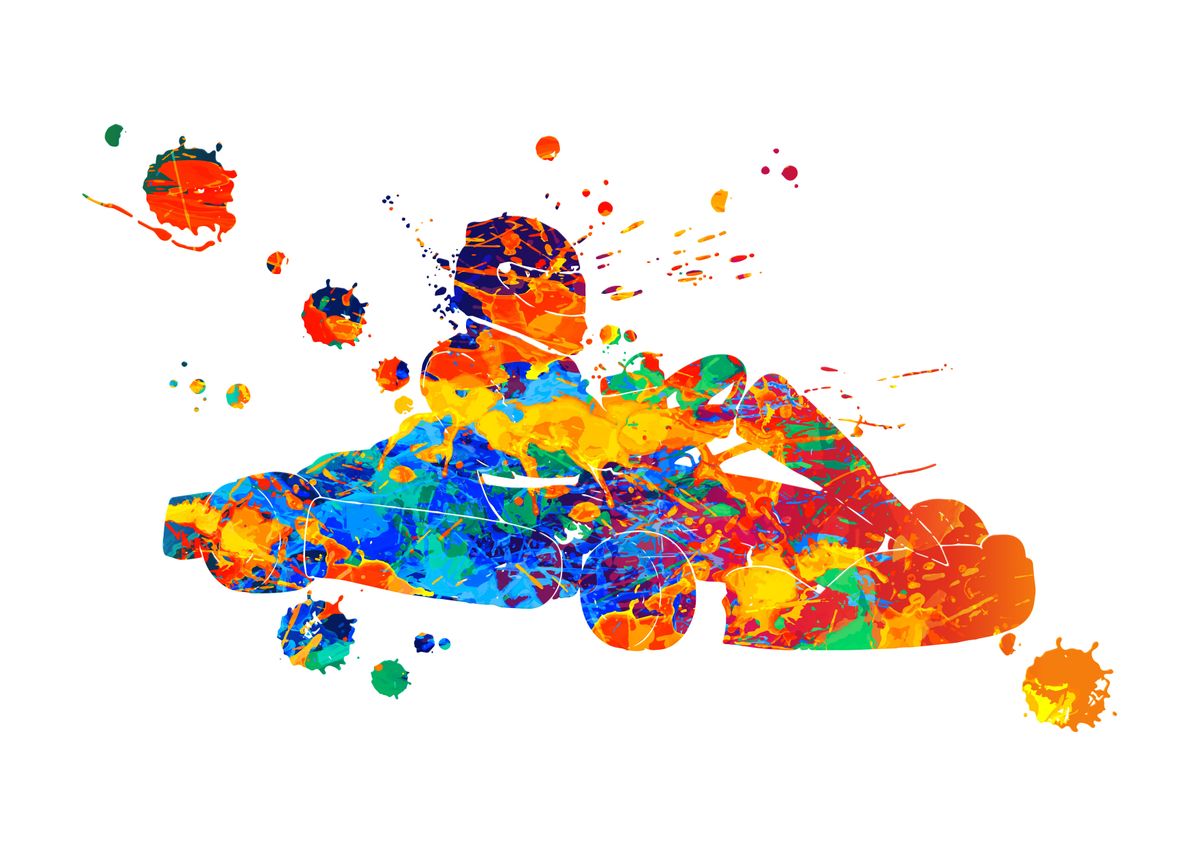 'Go Kart' Poster by Dalton Joyce | Displate