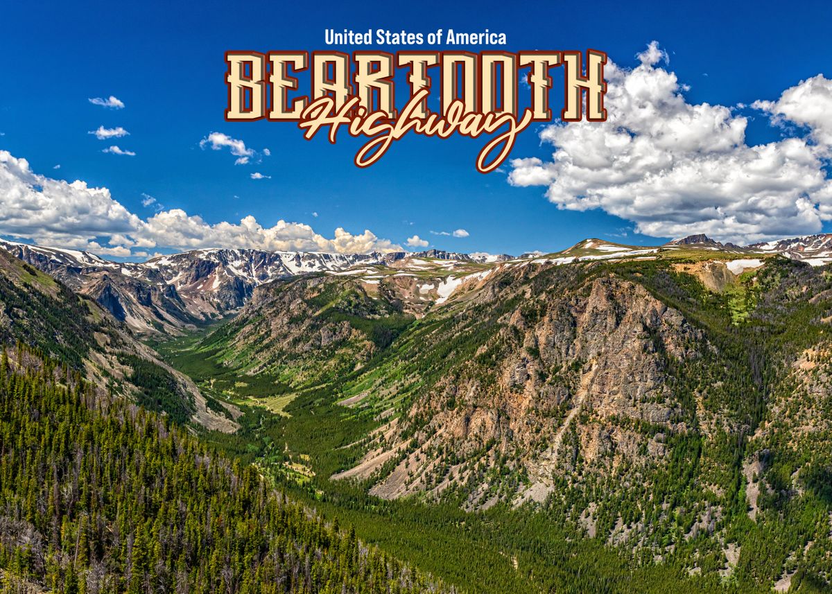 'Beartooth Highway' Poster by Gestalt Imagery | Displate