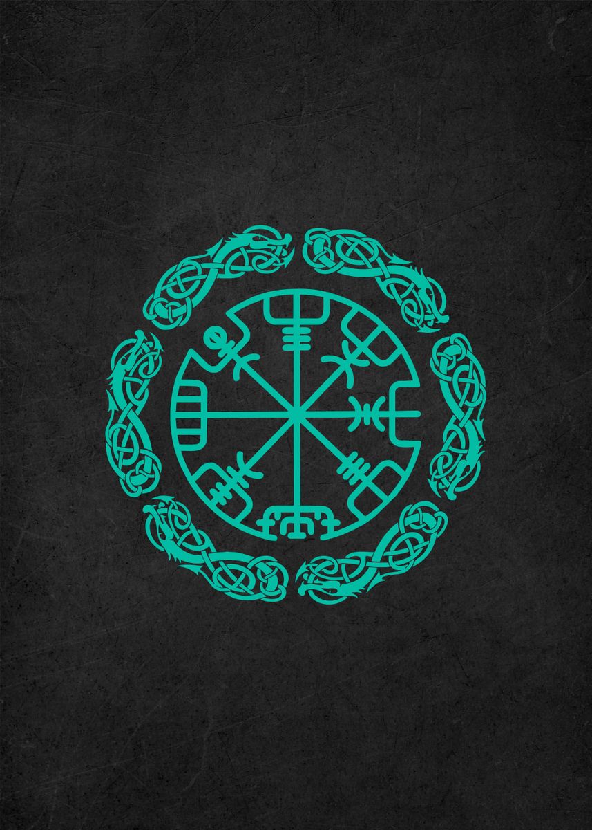 'vikings runes' Poster, picture, metal print, paint by Bestselling cool ...