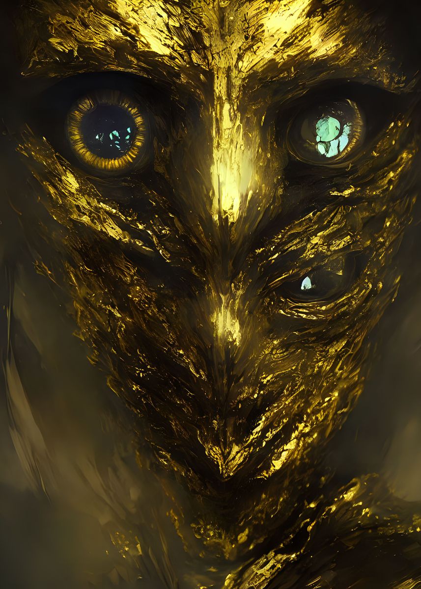 'Hatred ' Poster, picture, metal print, paint by Lukasz Kobylka | Displate