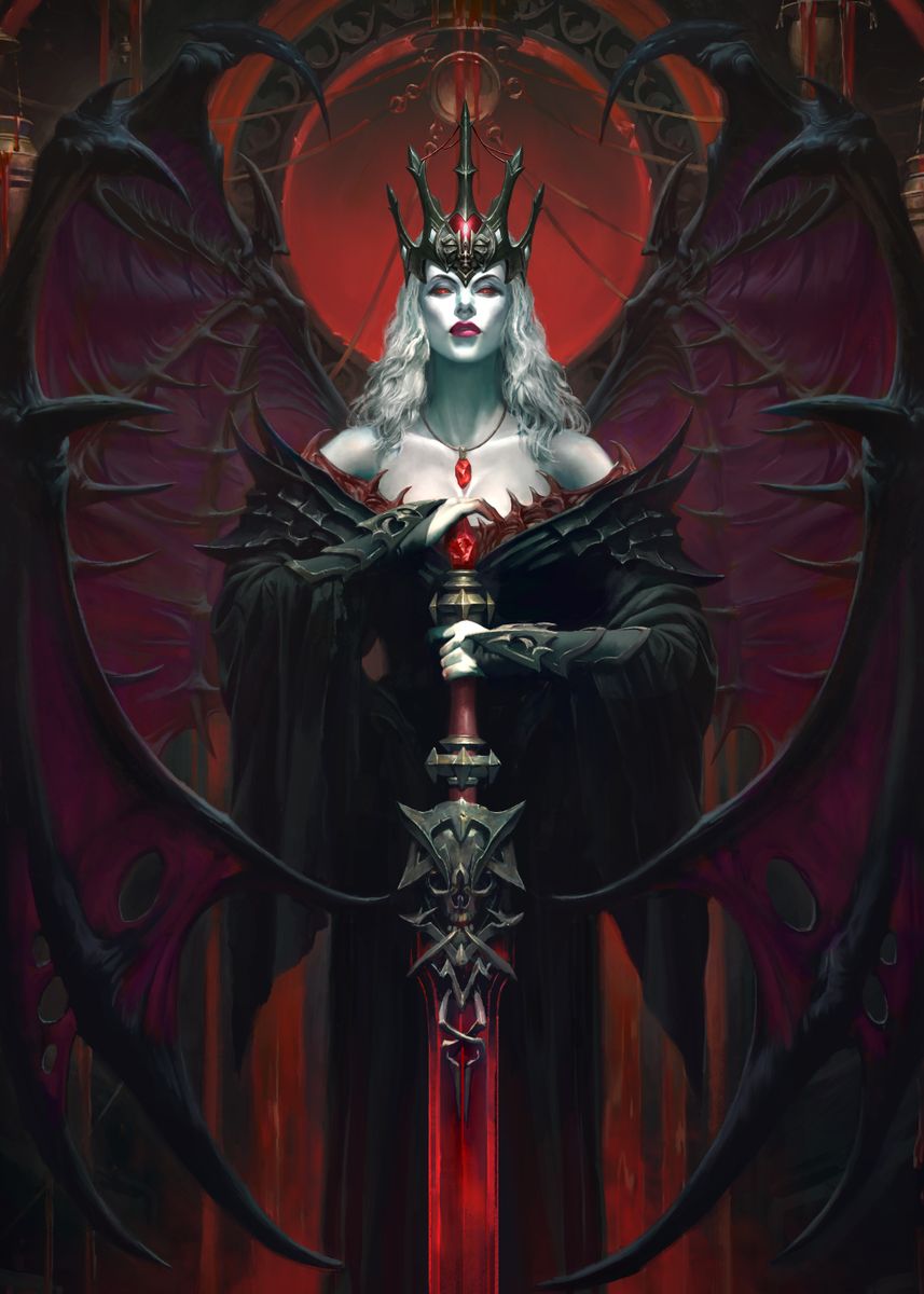 'The Countess' Poster, picture, metal print, paint by Diablo | Displate