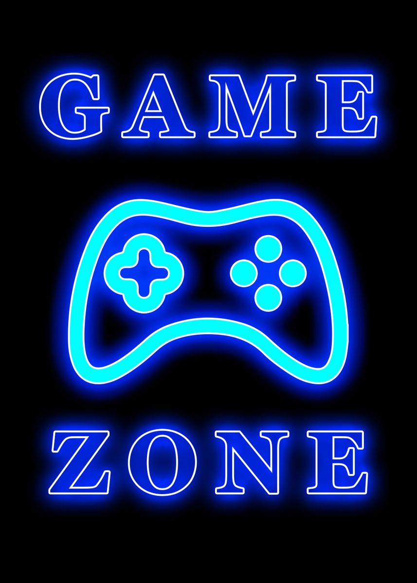 'Game Zone' Poster, picture, metal print, paint by mane kine | Displate
