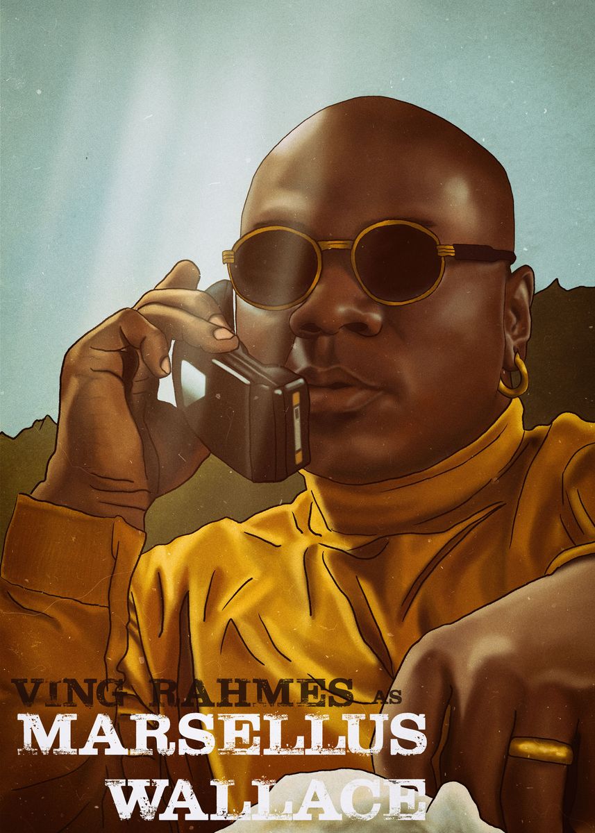 'M Wallace' Poster, picture, metal print, paint by Benjamin Dupont ...