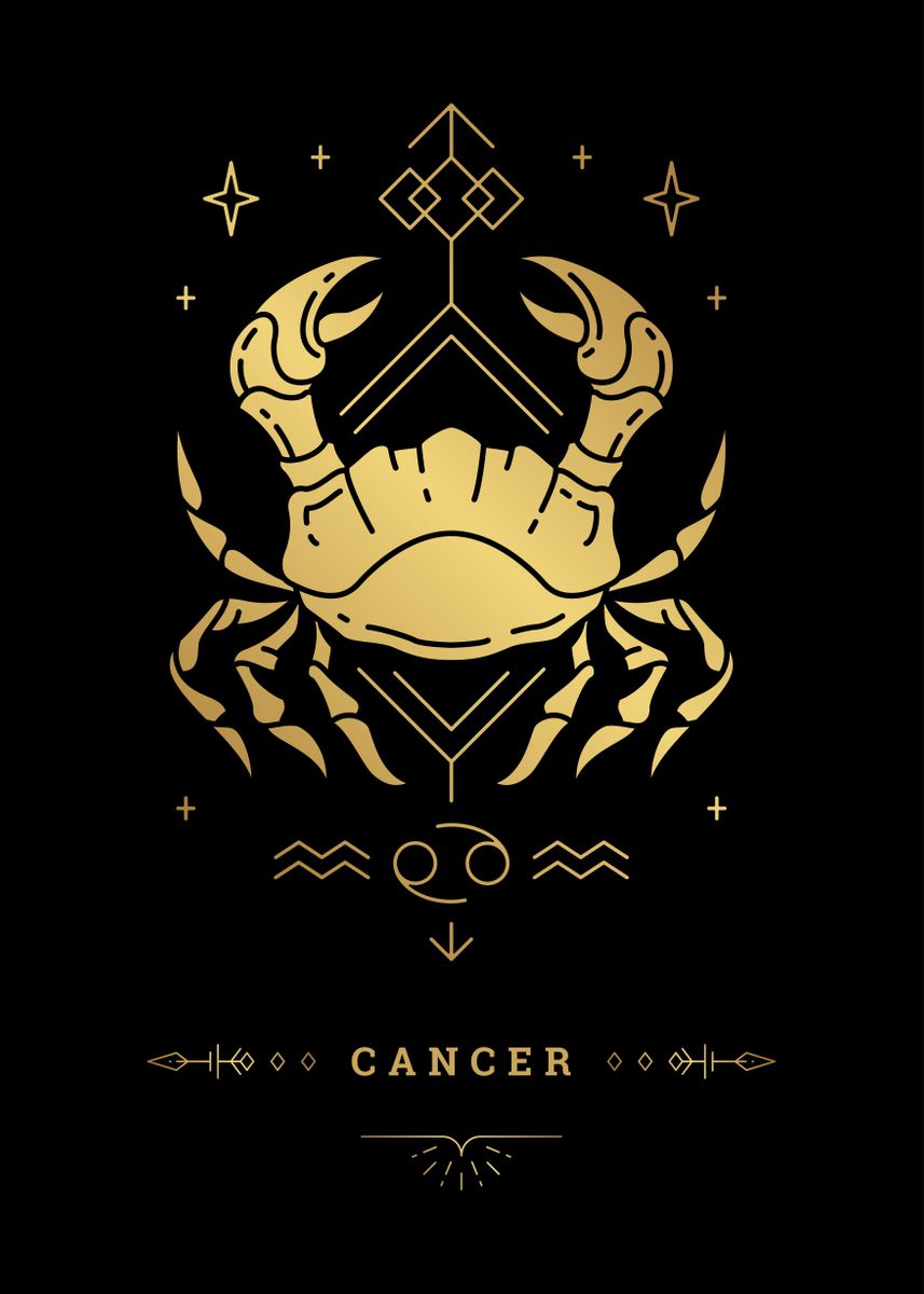 'Cancer' Poster, picture, metal print, paint by Benny Arlon | Displate
