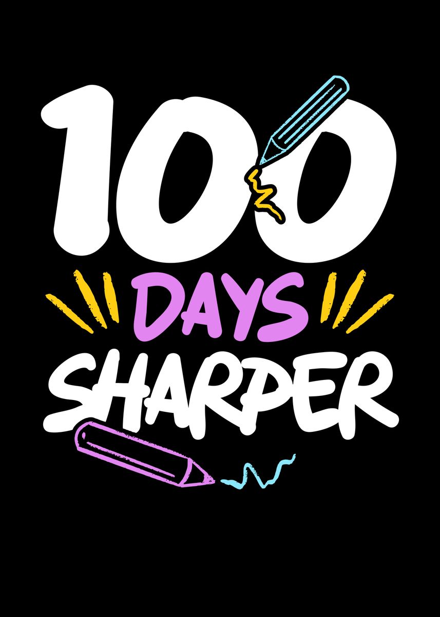 '100 Days Sharper' Poster, picture, metal print, paint by NAO | Displate