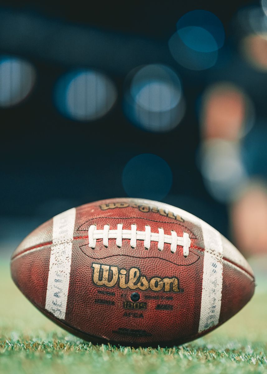 'us football' Poster, picture, metal print, paint by nicolas stempien ...