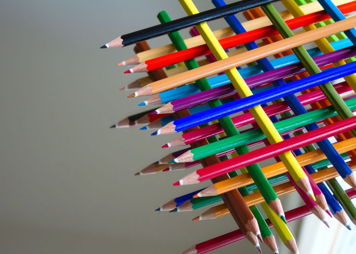 'colored pencils' Poster by MrNguyen HaTang | Displate