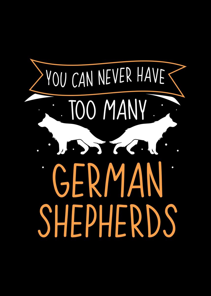 'German Shepherd' Poster, picture, metal print, paint by Sebastian ...