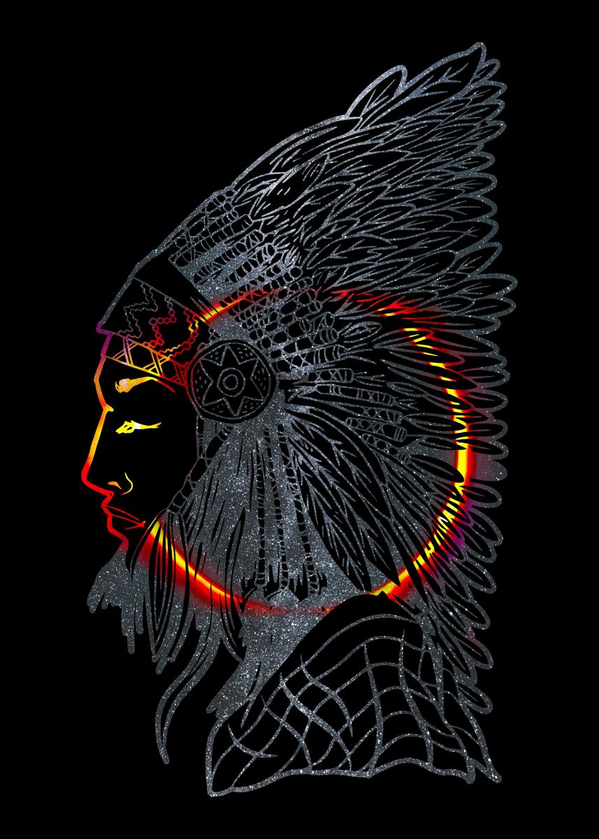 'Native American Women' Poster, picture, metal print, paint by ...